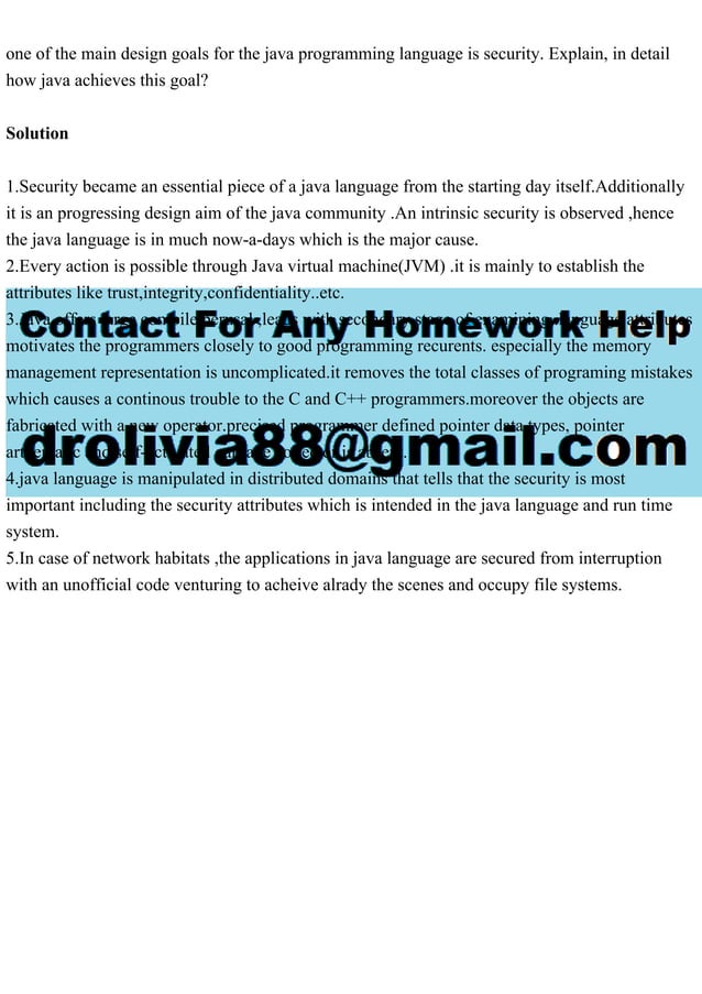 one of the main design goals for the java programming language is se.pdf