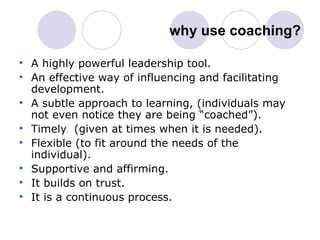 One On One Coaching | PPT