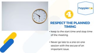 7 Steps to an Effective One on One Management | PPTX