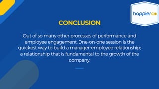 7 Steps to an Effective One on One Management | PPTX