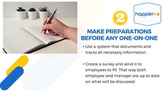 7 Steps to an Effective One on One Management | PPTX