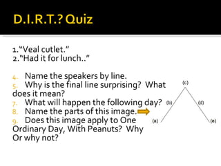 One Ordinary Day, With Peanuts | PPT