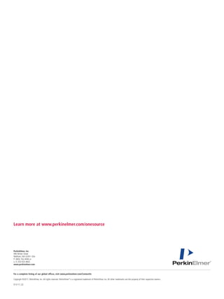 Onesource Service, PerkinElmer | PDF