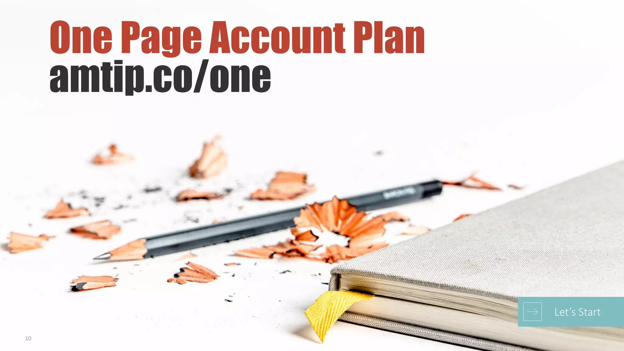 How to Create The Ultimate One Page Key Account Plan | PDF