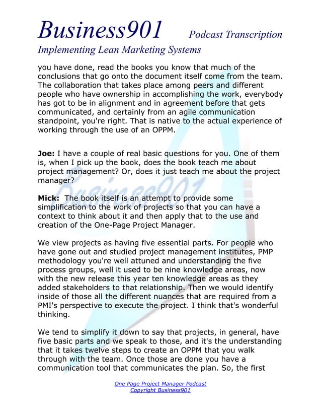 One Page Project Manager | PDF | Desktop Publishing | Computer Software ...