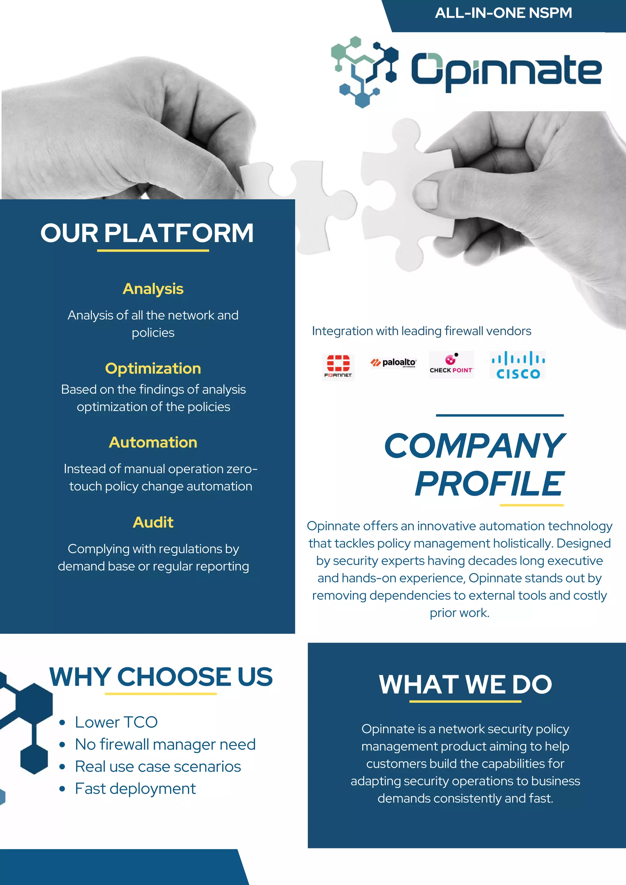 Opinnate One Pager | PDF