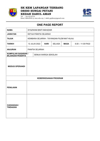 ONE PAGE REPORT SK KEM WAYANG MAT KILAU.docx