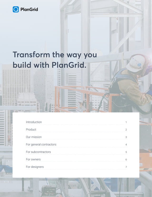 Introduction to PlanGrid | PDF