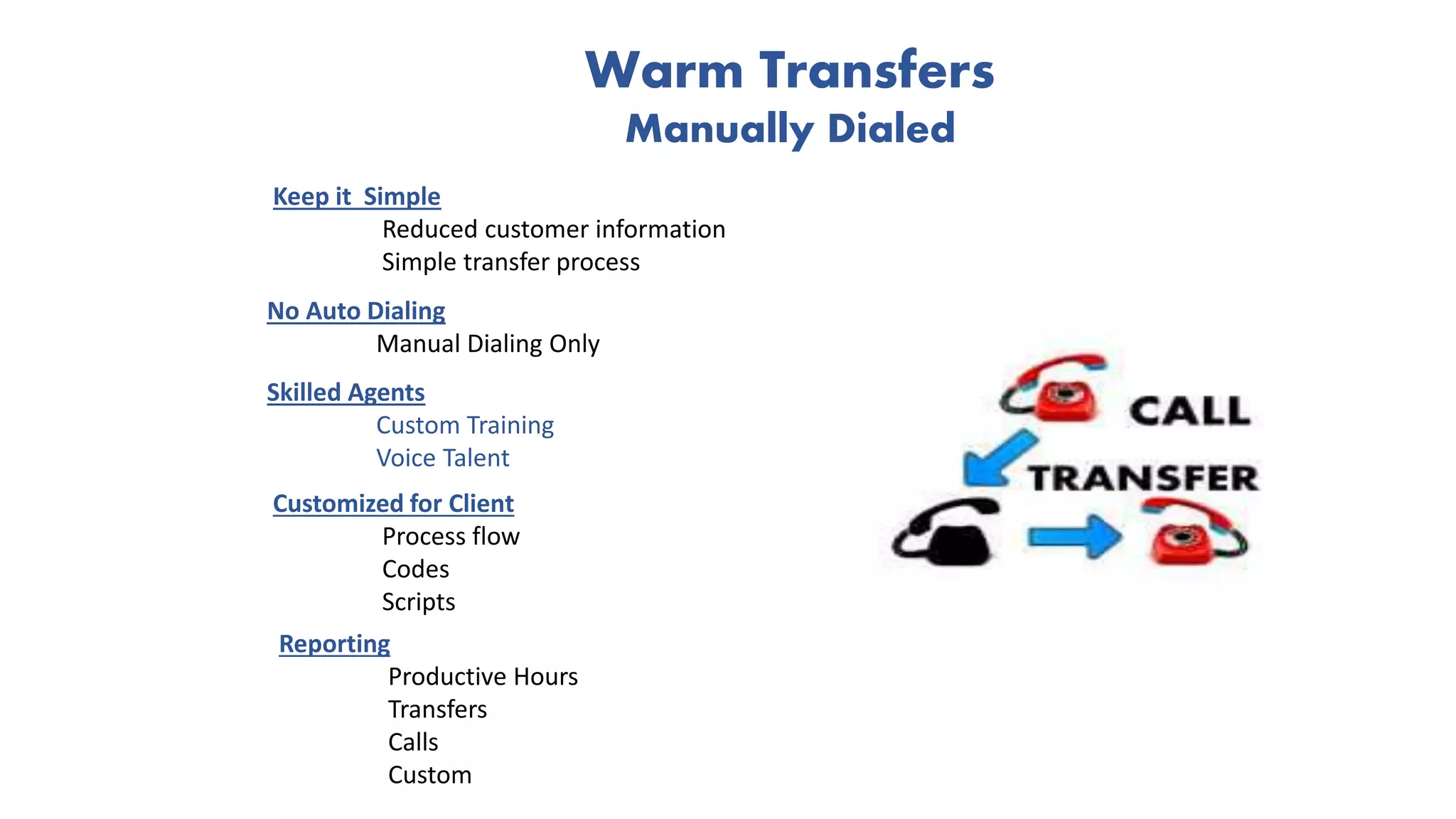 Warm Transfers | PPT