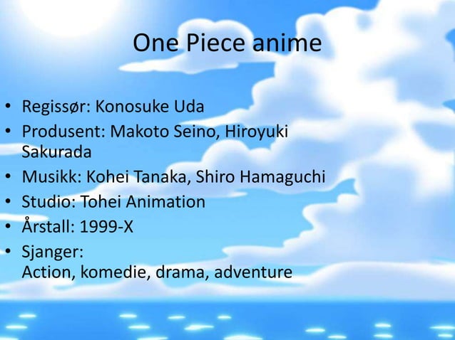 One Piece | PPTX