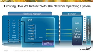 onePK The Swiss Army Knife for Network Programming | PPTX
