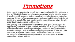 Oneplus- Principles of Marketing | PPT