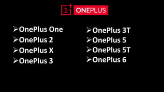Oneplus- Principles of Marketing | PPTX