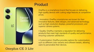 Oneplus Marketing Mix | PPTX