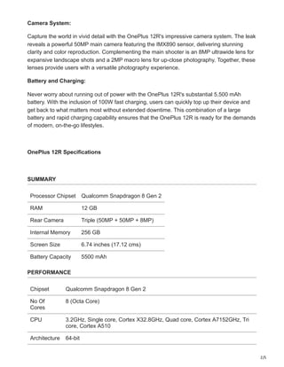 OnePlus 12R Specifications - RecycleDevice Blog.pdf