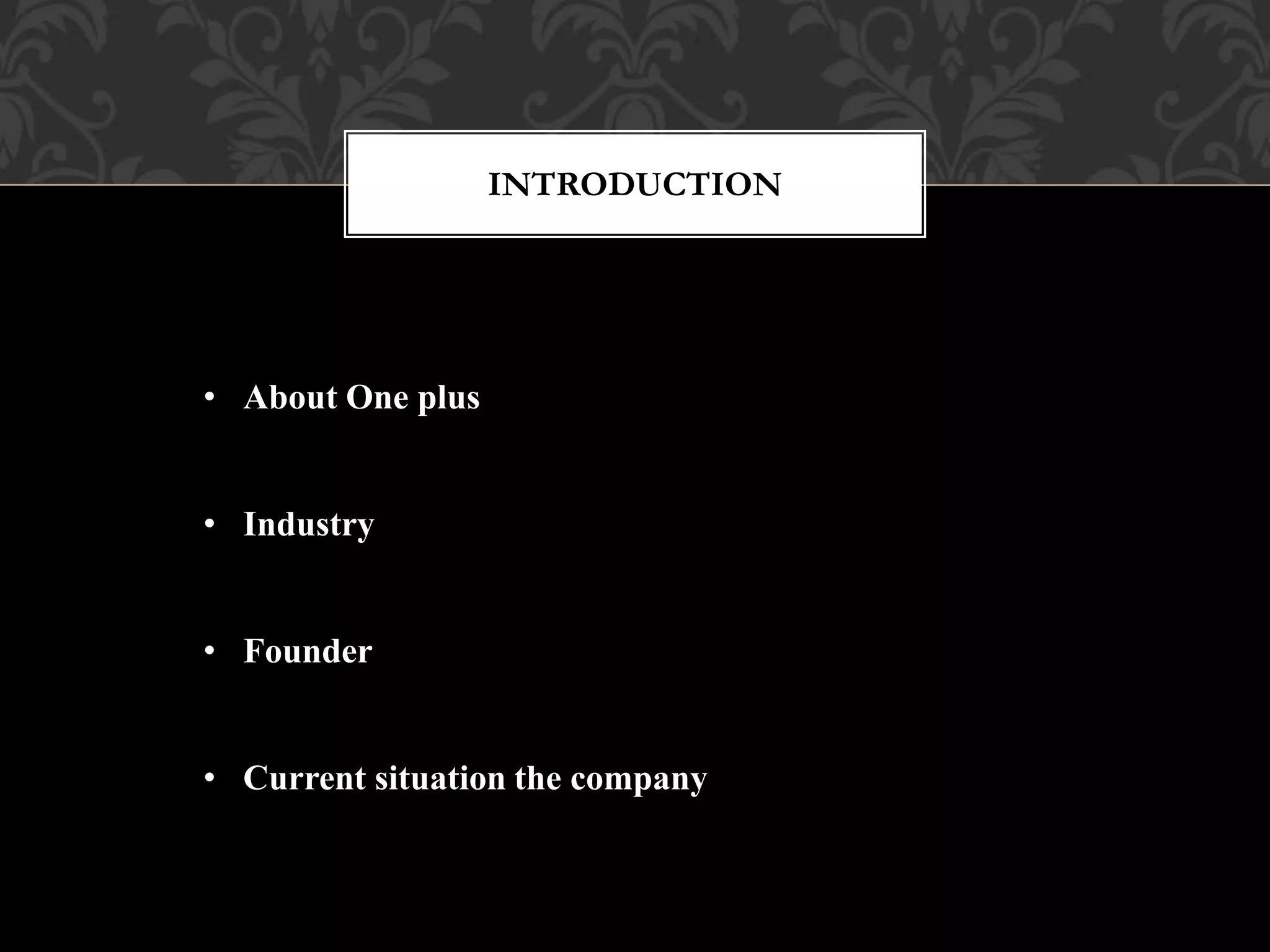 One plus marketing | PPT