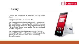 OnePlus Mobile History Human Resource managementPresentation Report.pptx