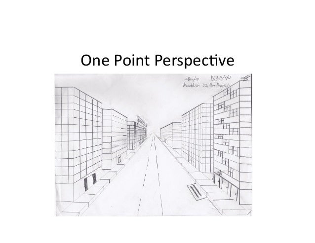 One Point Perspective