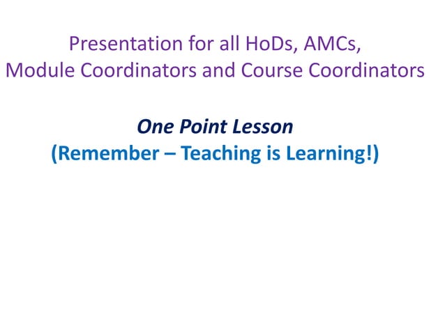 One Point Lesson.pptx
