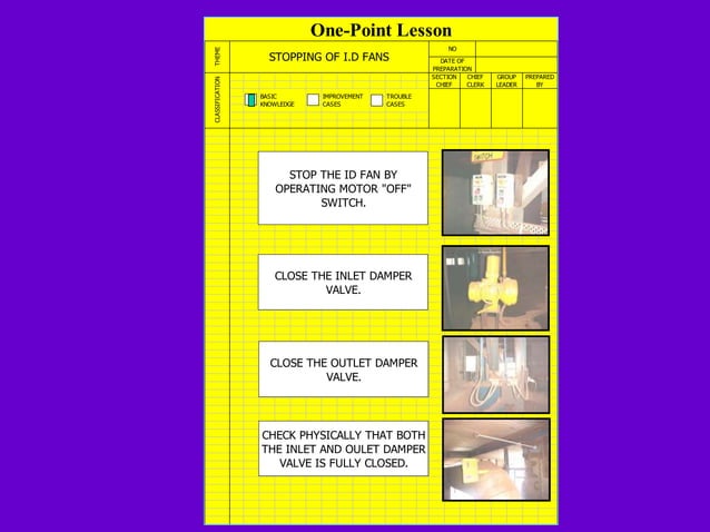 ONE POINT LESSONS-part1 .ppt, OPL TPM JH | PPT