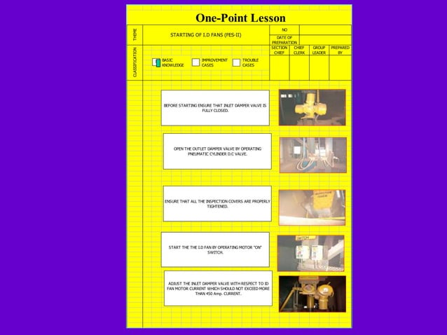 ONE POINT LESSONS-part1 .ppt, OPL TPM JH | PPT