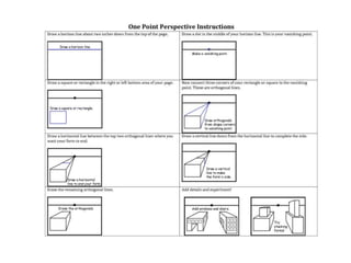 One point perspective | PPTX