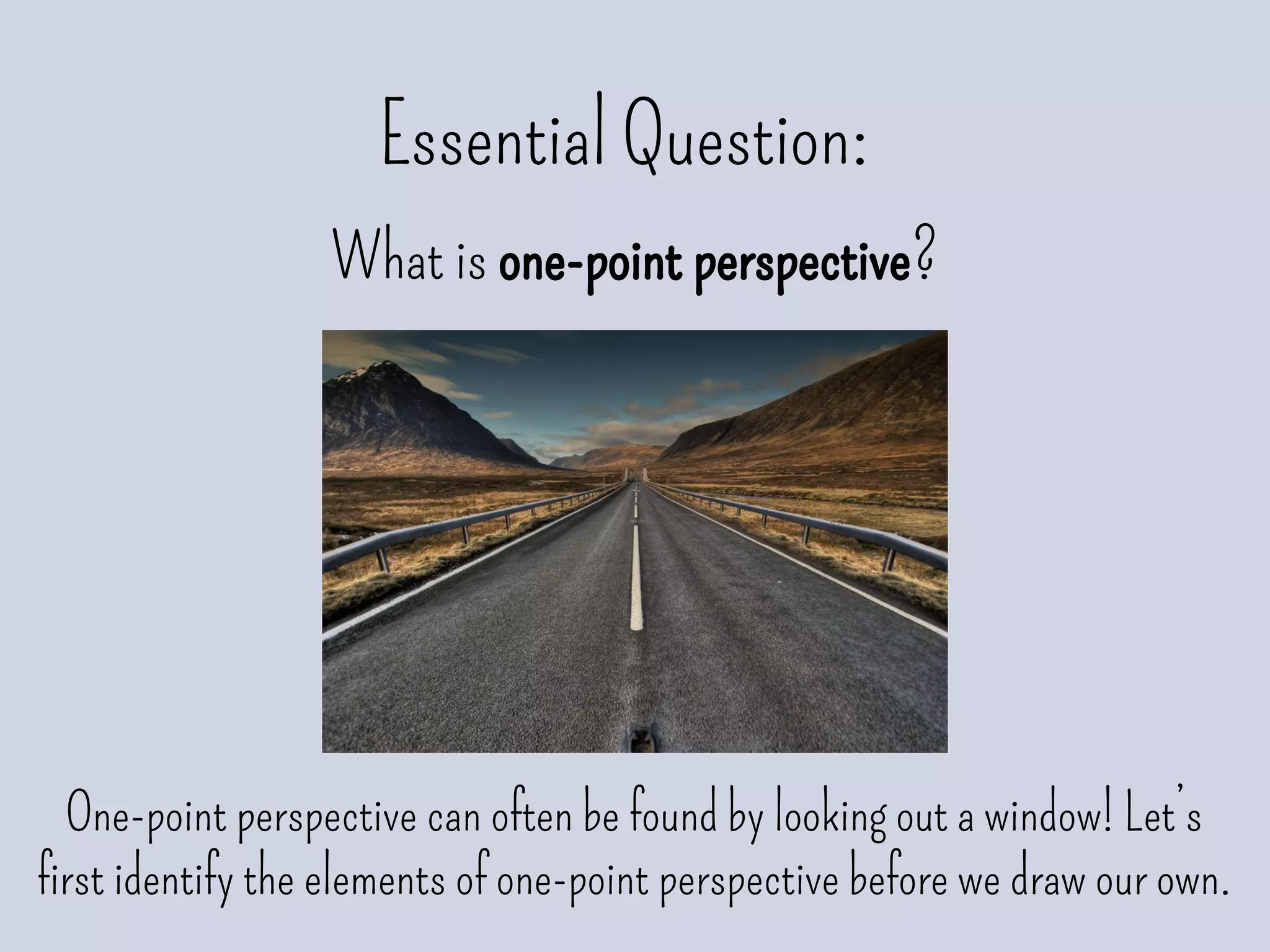 One point perspective | PDF