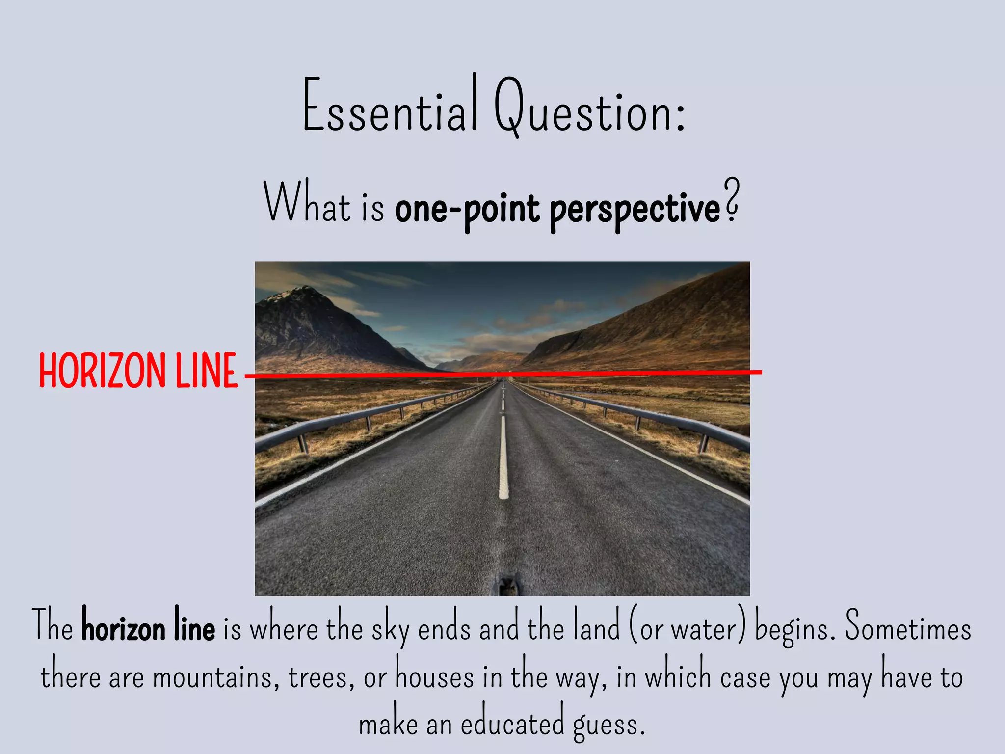 One point perspective | PDF