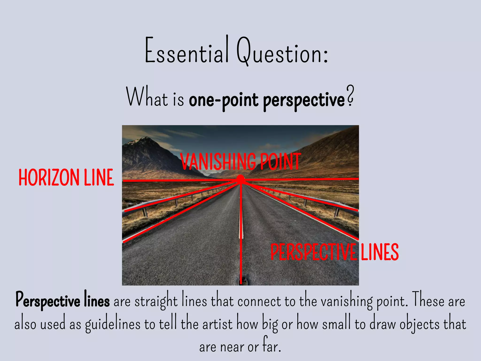 One point perspective | PDF