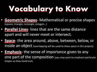 One point perspective (digital version) | PPTX