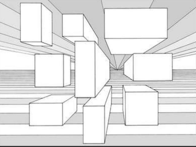 Patterned Floor One Point Perspective