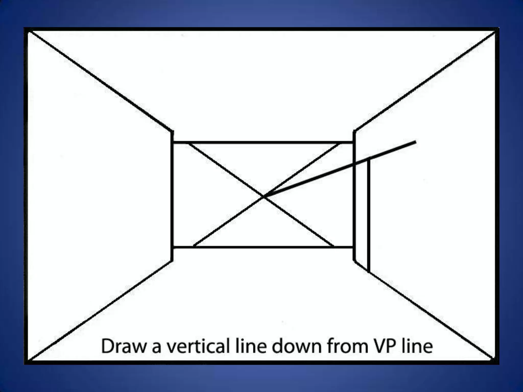 One point perspective hallway | PPTX