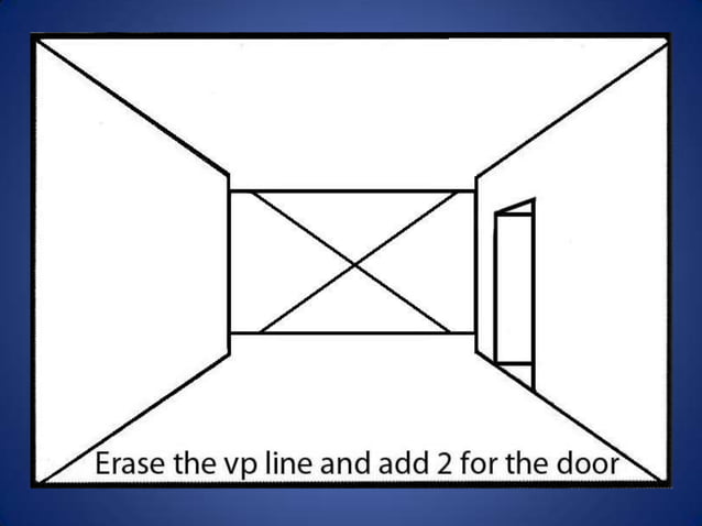 One point perspective hallway | PPTX