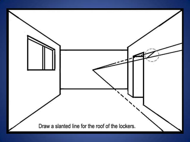 One point perspective hallway | PPTX