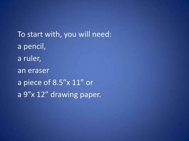 One point perspective hallway | PPTX