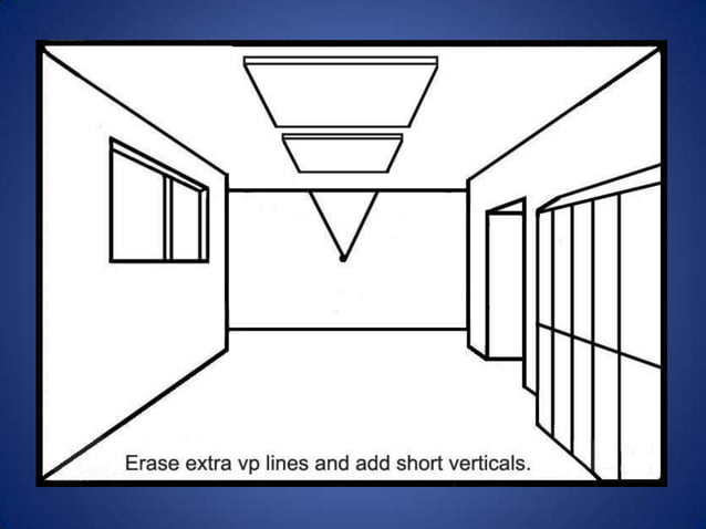 One point perspective hallway | PPT