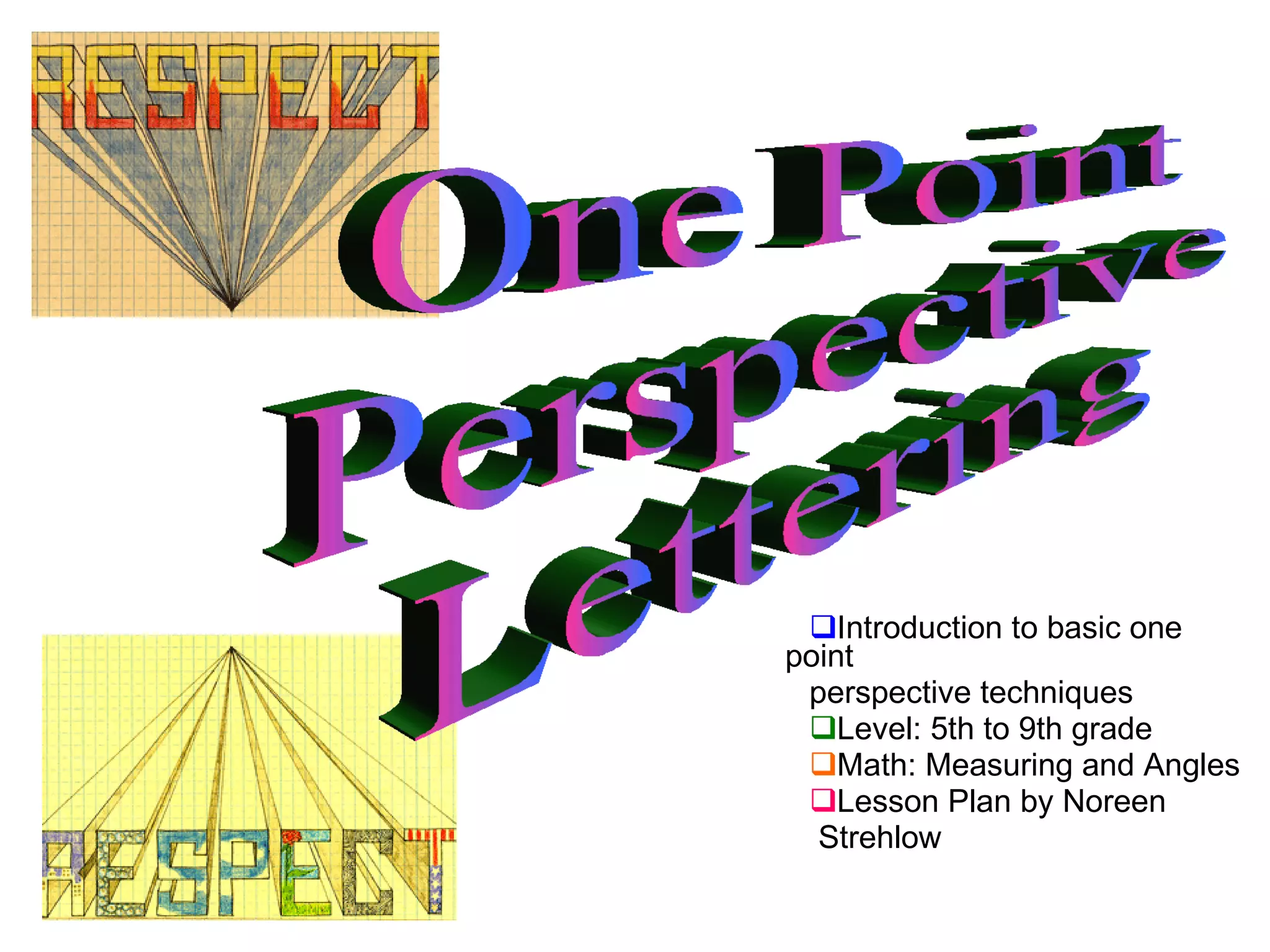 One Pt Lettering | PPT