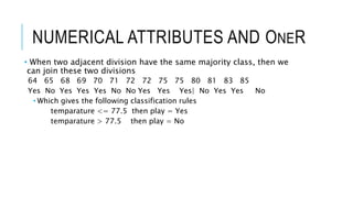 One R (1R) Algorithm | PPTX