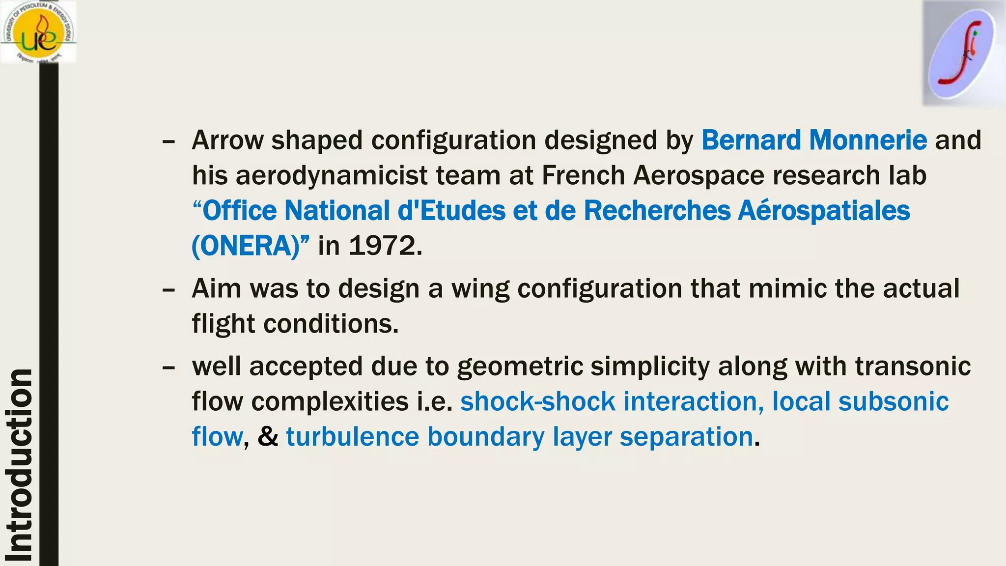 ONERA M6 "Defence Presentation" | PPTX