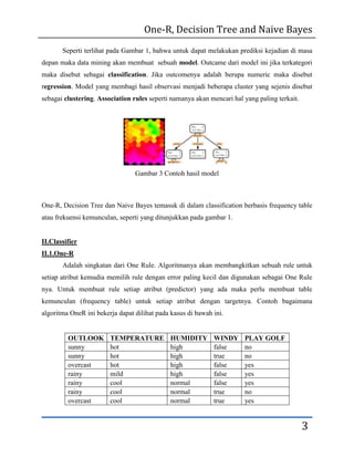 OneR vs Naive Bayes vs Decision Tree | PDF