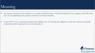 Onerous contract | PPTX