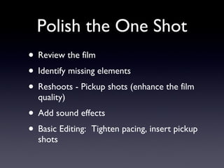 One Shot Short Introduction | PPT