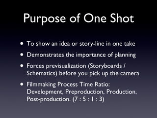 One Shot Short Introduction | PPT