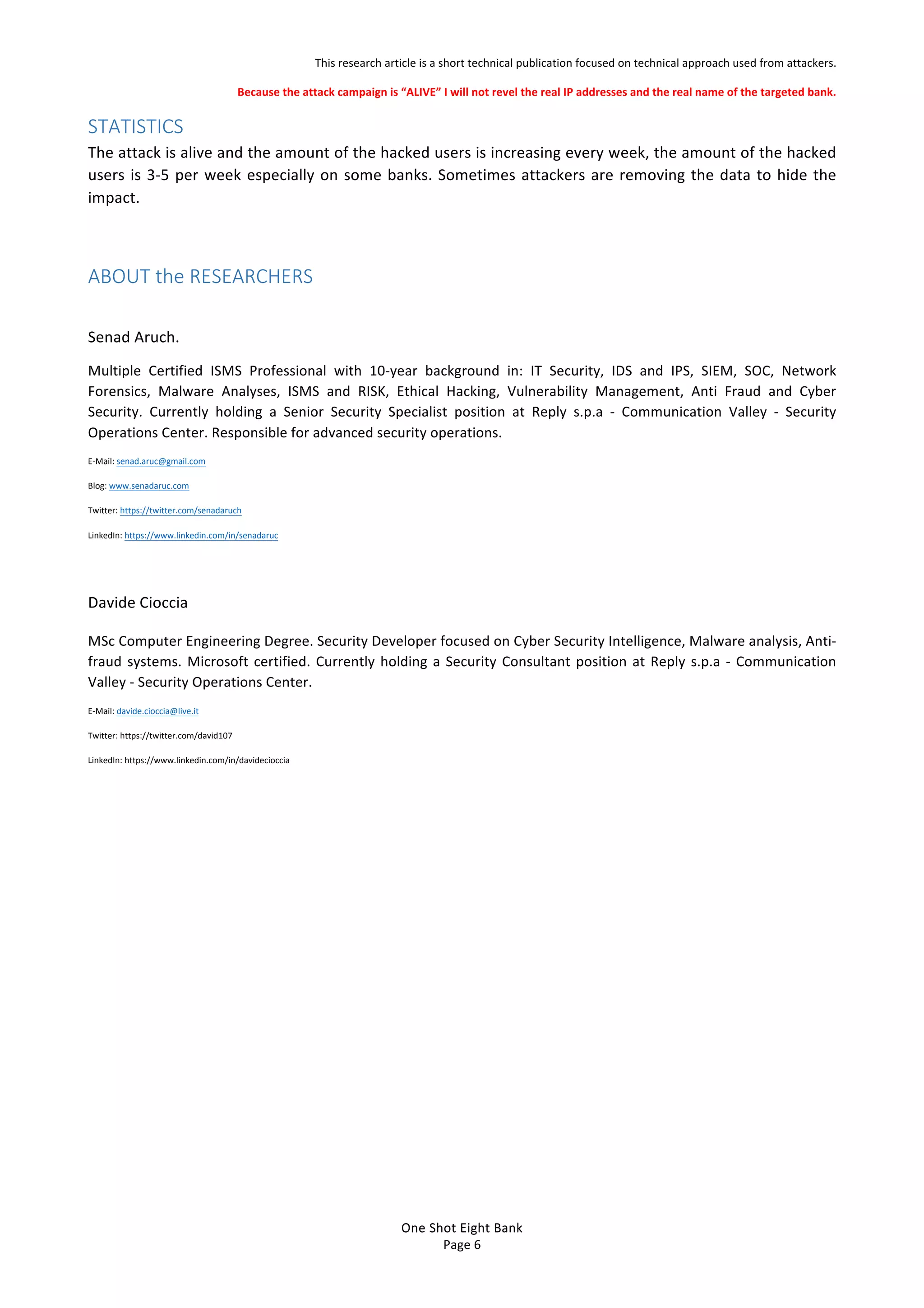 One Shot Eight Bank | PDF