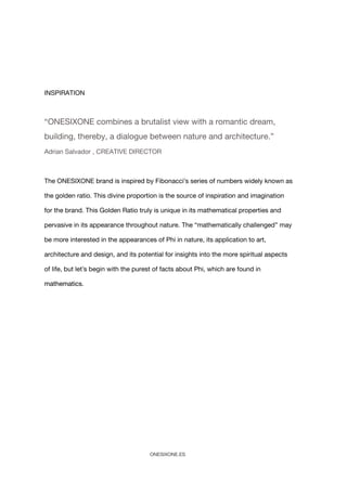 Onesixone - Spanish Luxury Leather Accessories | PDF