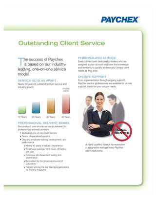 Paychex One Source Solution | PDF