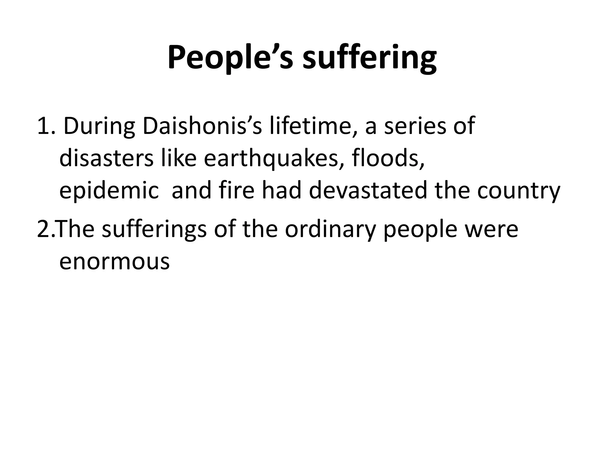On establishing the correct teaching for the peace of the land | PPT