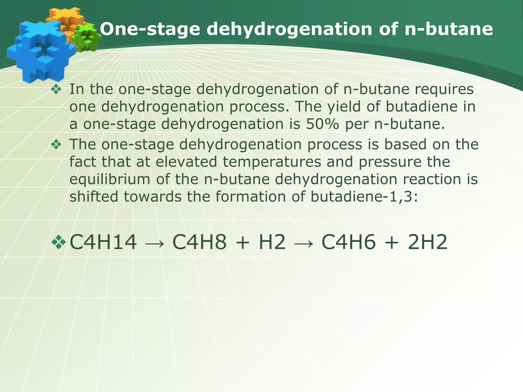 One stage dehydrogenation of n-butane (2) (1).pptx | Chemistry | Science
