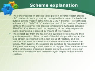 One stage dehydrogenation of n-butane (2) (1).pptx | Chemistry | Science