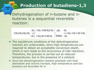 One stage dehydrogenation of n-butane (2) (1).pptx | Chemistry | Science